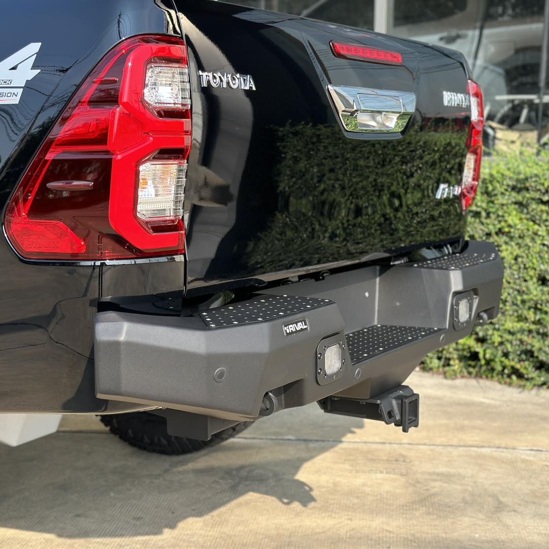 Toyota Hilux Vigo Revo Rocco GR - Rival Aluminum Rear Bumper – Premium ...