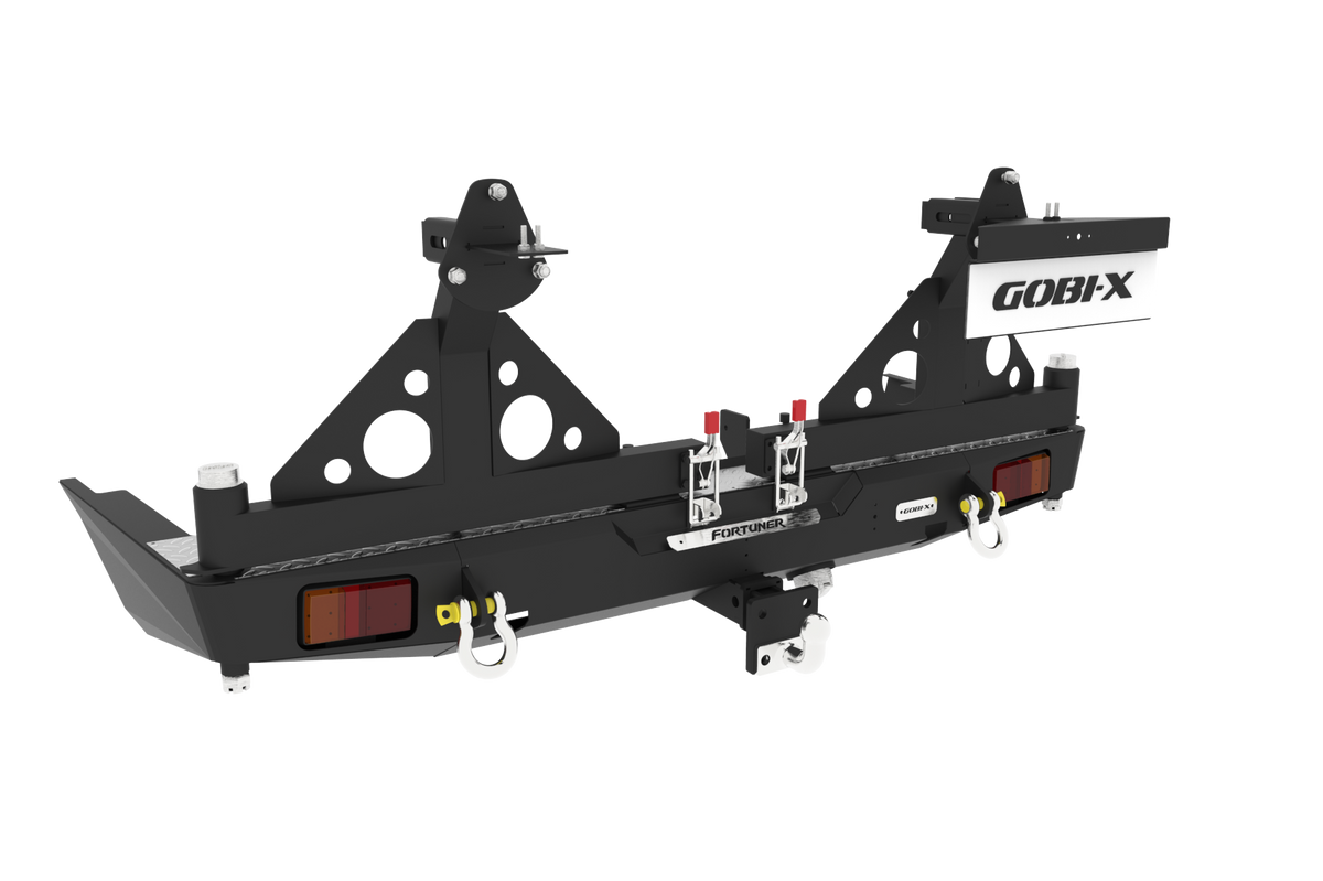 Gobi-X Toyota Fortuner 2005-2015 Rear Bumper with LHS Tire Carrier ...