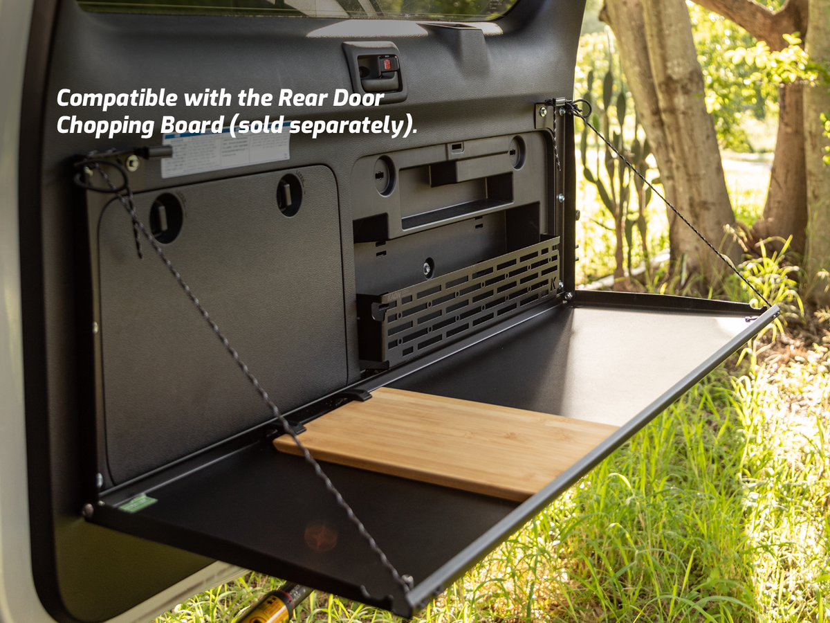 Kaon Rear Door Drop Down Table and Cage for Toyota Prado 150 / Lexus G ...